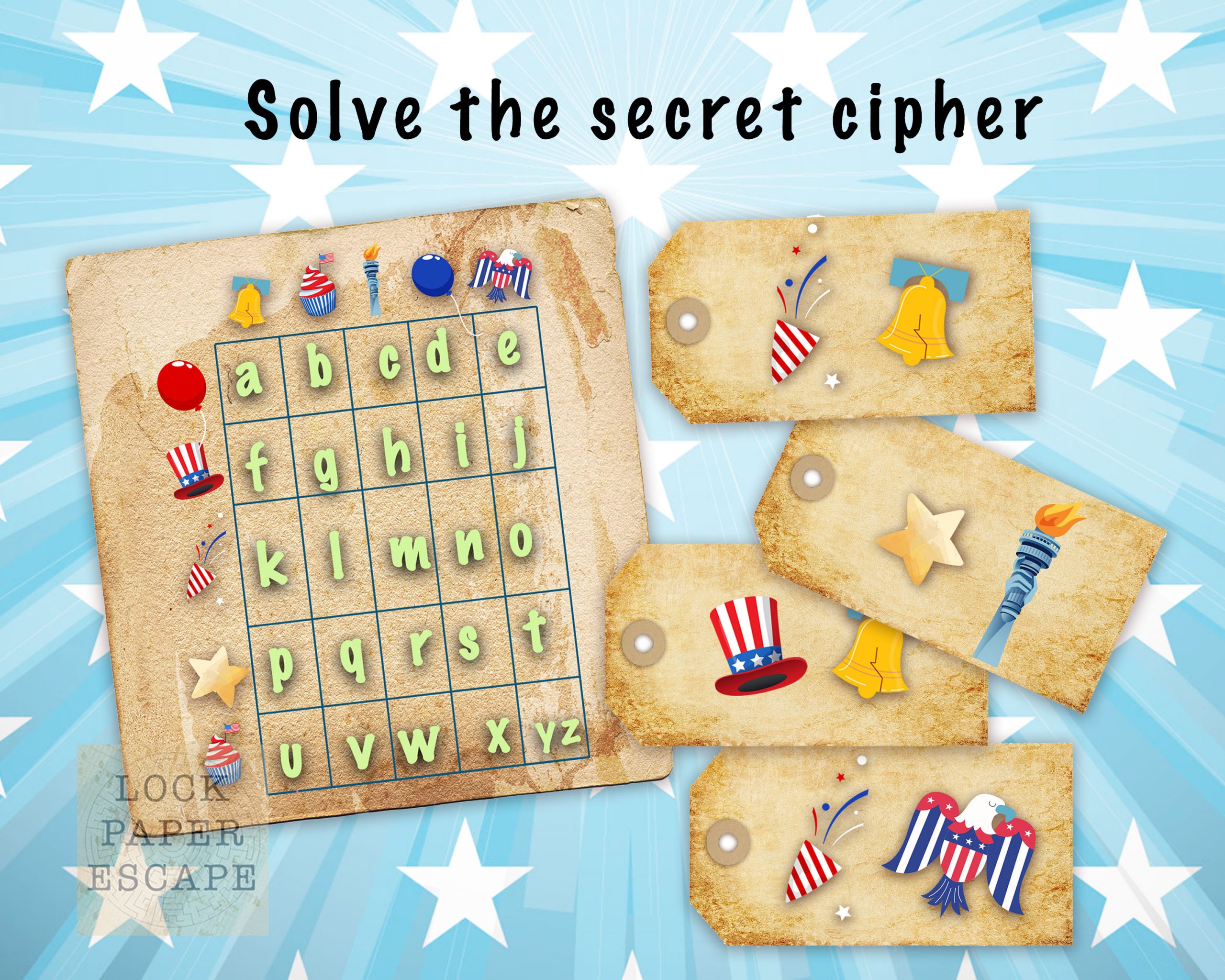 4th July Freebie Scavenger Hunt